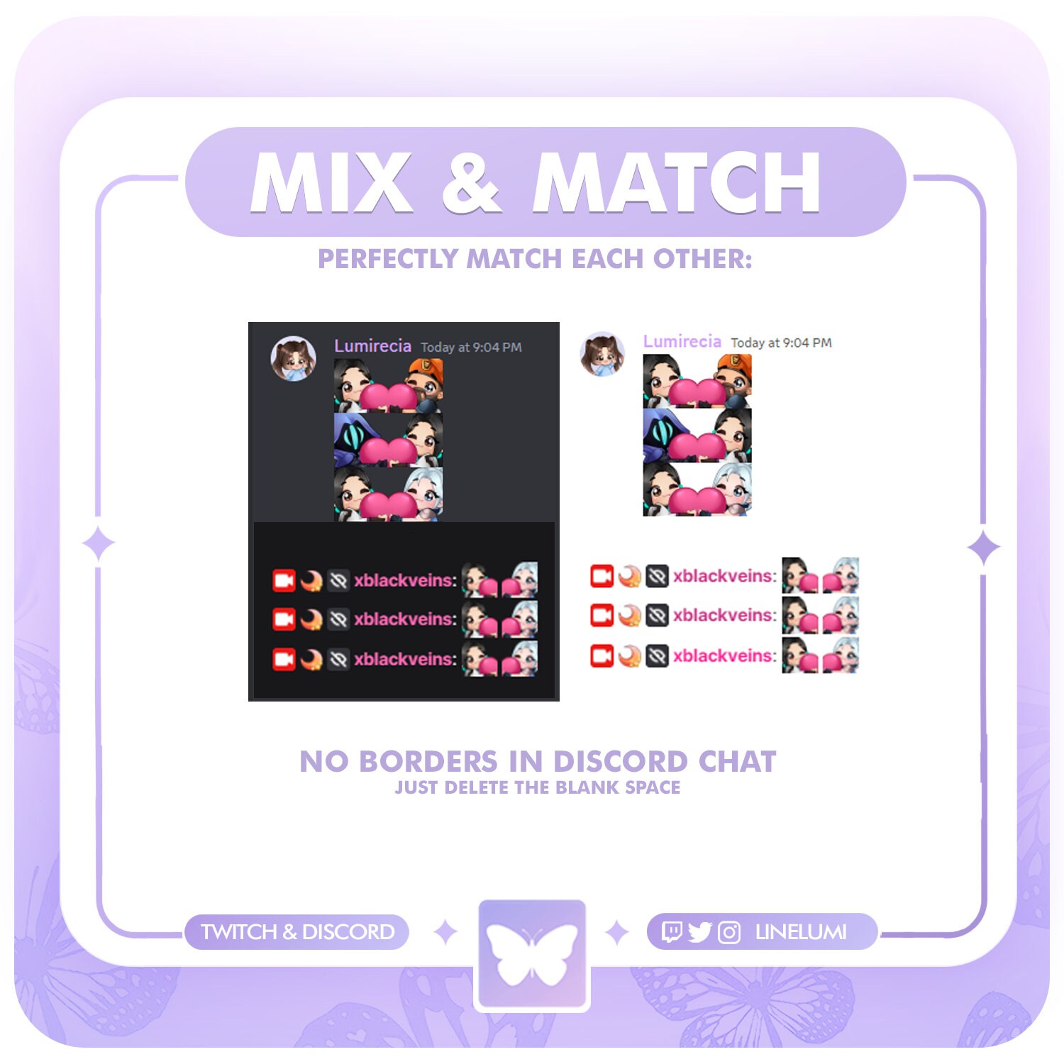 MIX & MATCH Harbor Valorant Couple Heart Emote Cute Agents Duo Heart ...