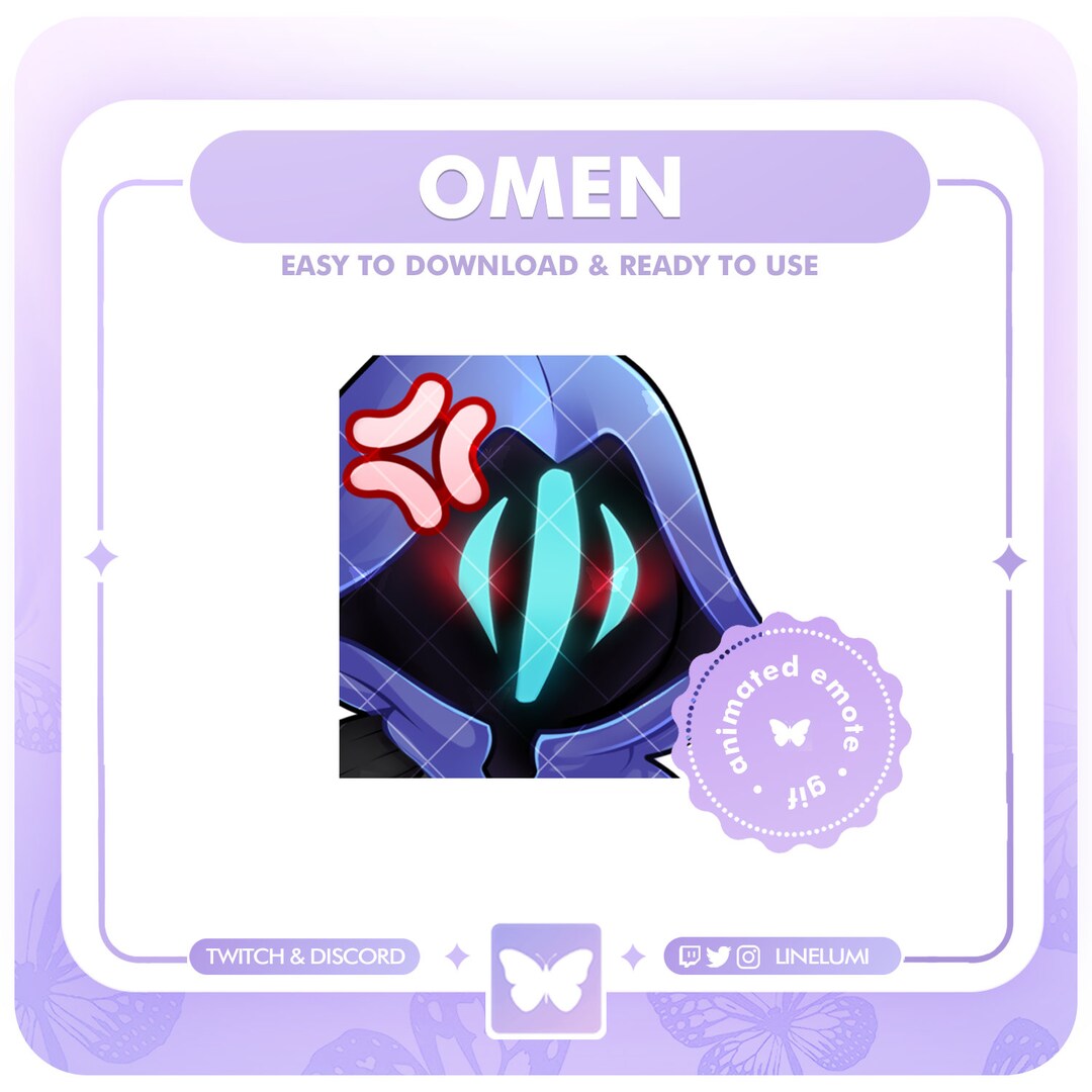 ANIMATED Omen Valorant Angry Emote for Twitch and Discord - Etsy