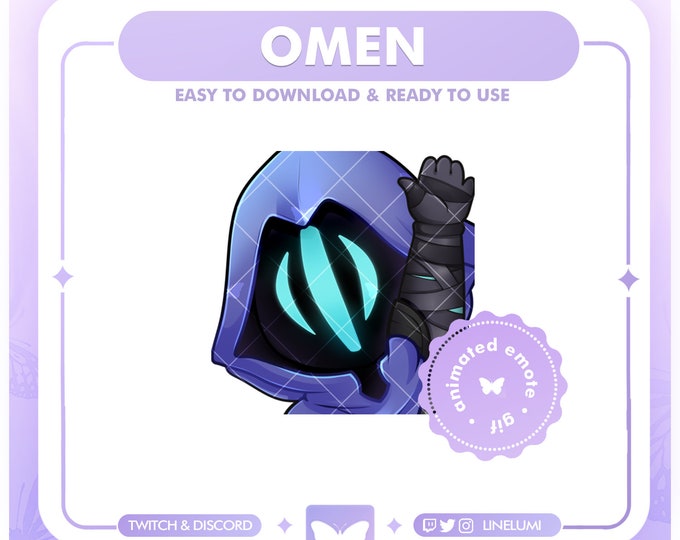 Omen Twitch Discord Emote Pack Valorant Inspired Emotes Digital ...