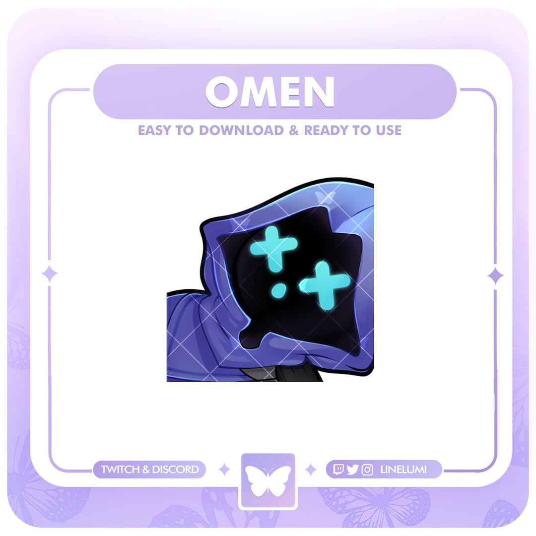 Omen Valorant Dead Twitch Emote Valorant Omen Lost Emote Cute Valorant ...