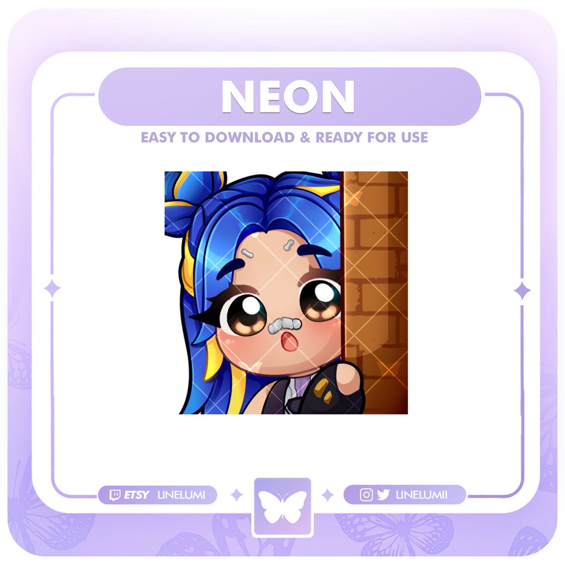 Neon Valorant Lurk Twitch Emote Valorant Neon Emote Cute Valorant ...