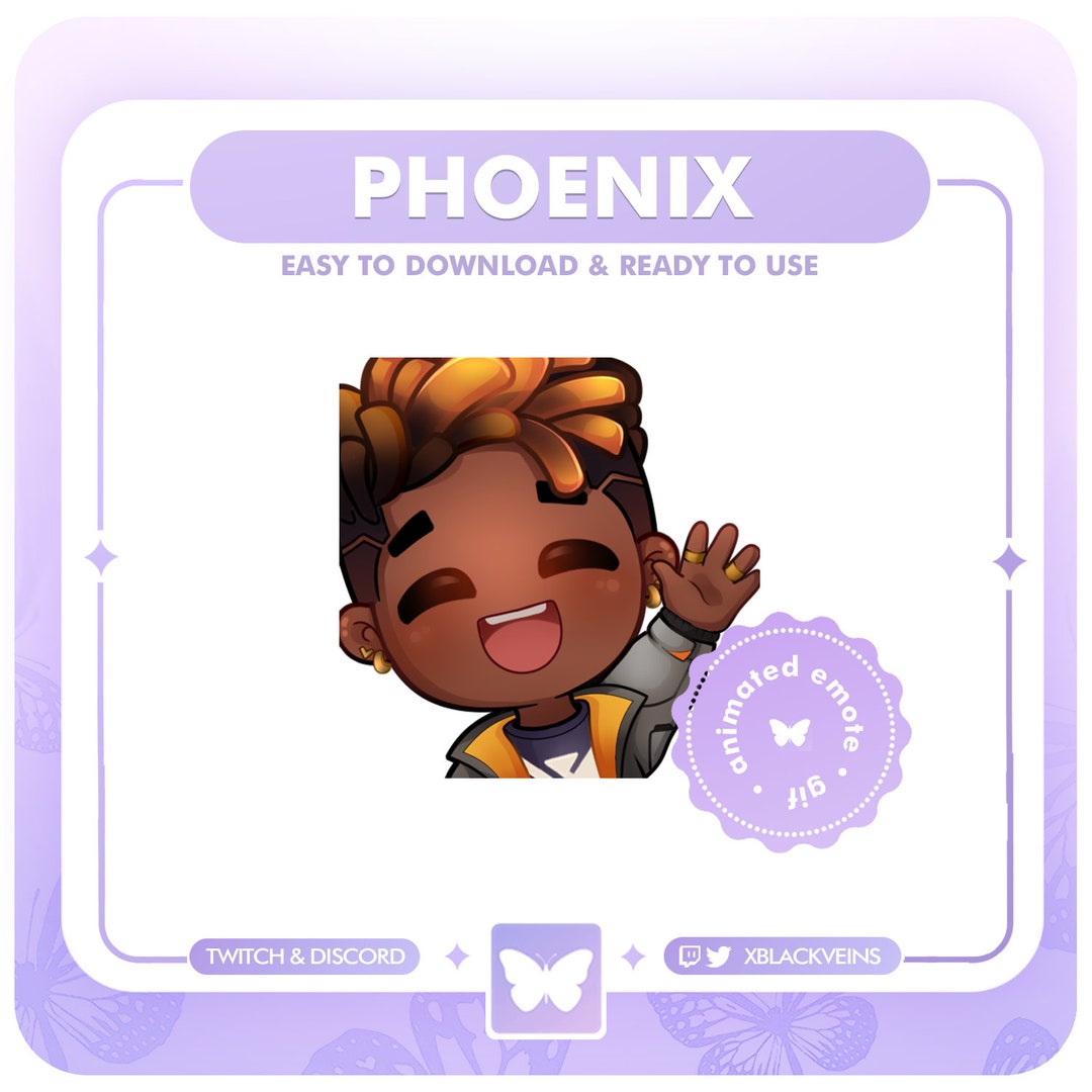 ANIMATED Phoenix Valorant Wave Emote for Twitch and Discord - Etsy