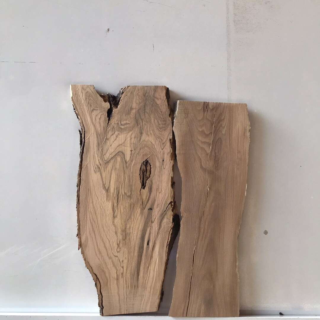 Unique Wood Slice Wood Raw Edge Resin Handmade Turkish Wood Planks Live ...