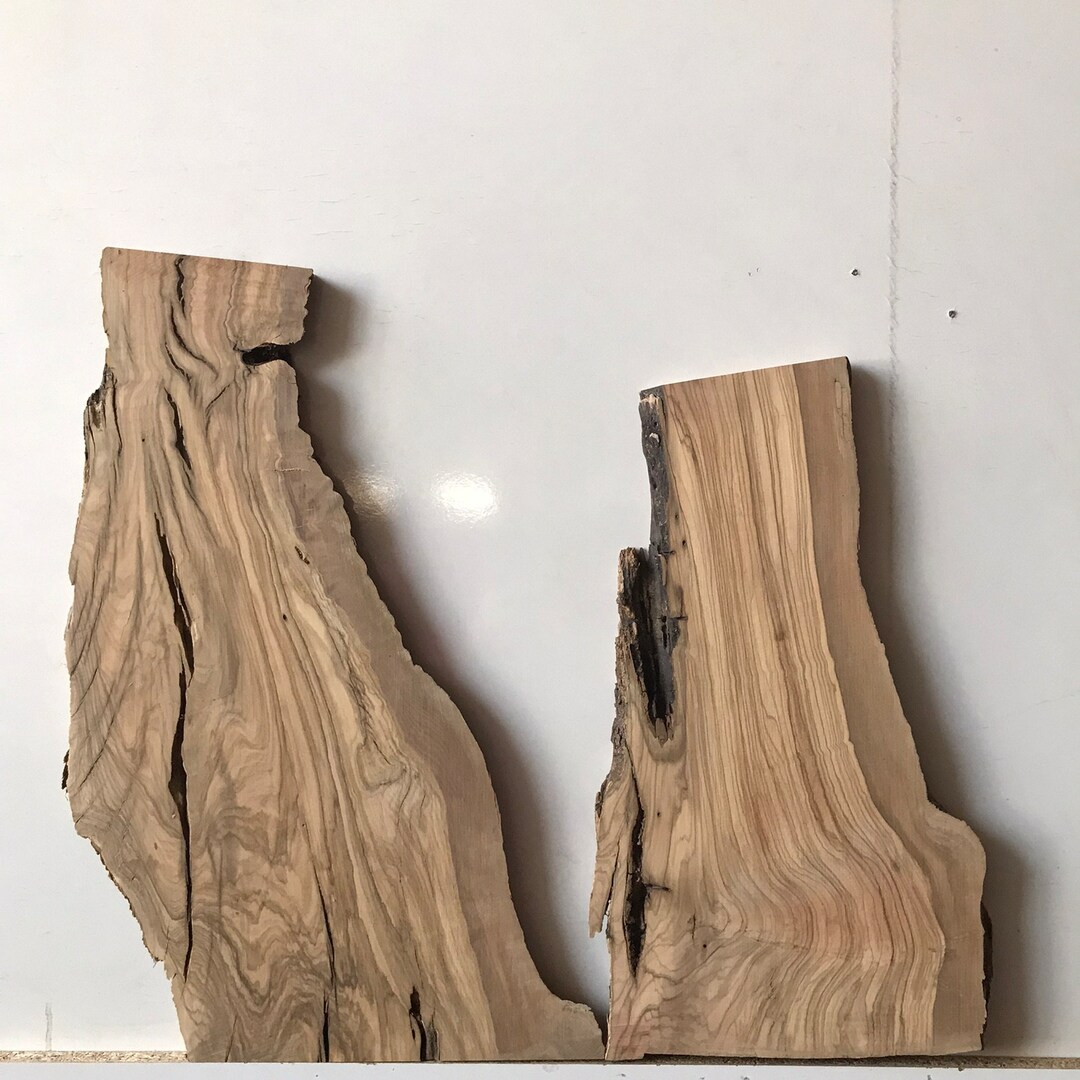 Unique Wood Slice Wood Raw Edge Resin Handmade Turkish Wood Planks Live ...