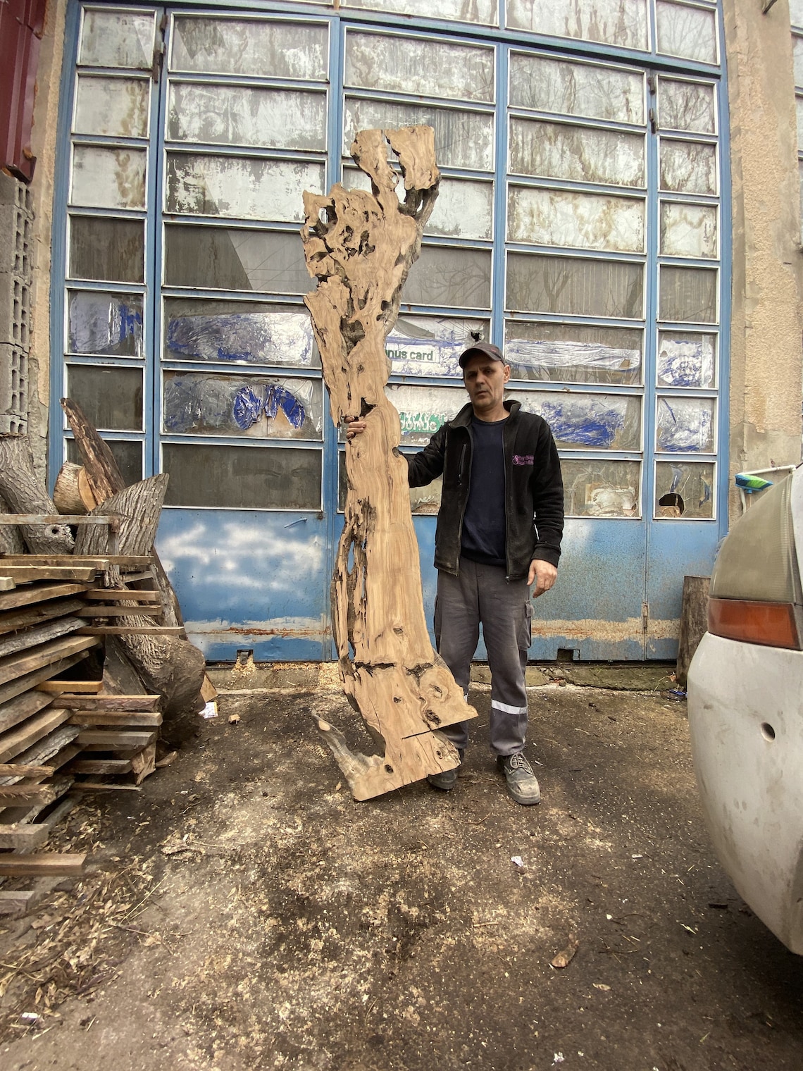 Unique Wood Slice Wood Raw Edge Resin Handmade Turkish Wood Planks Live ...