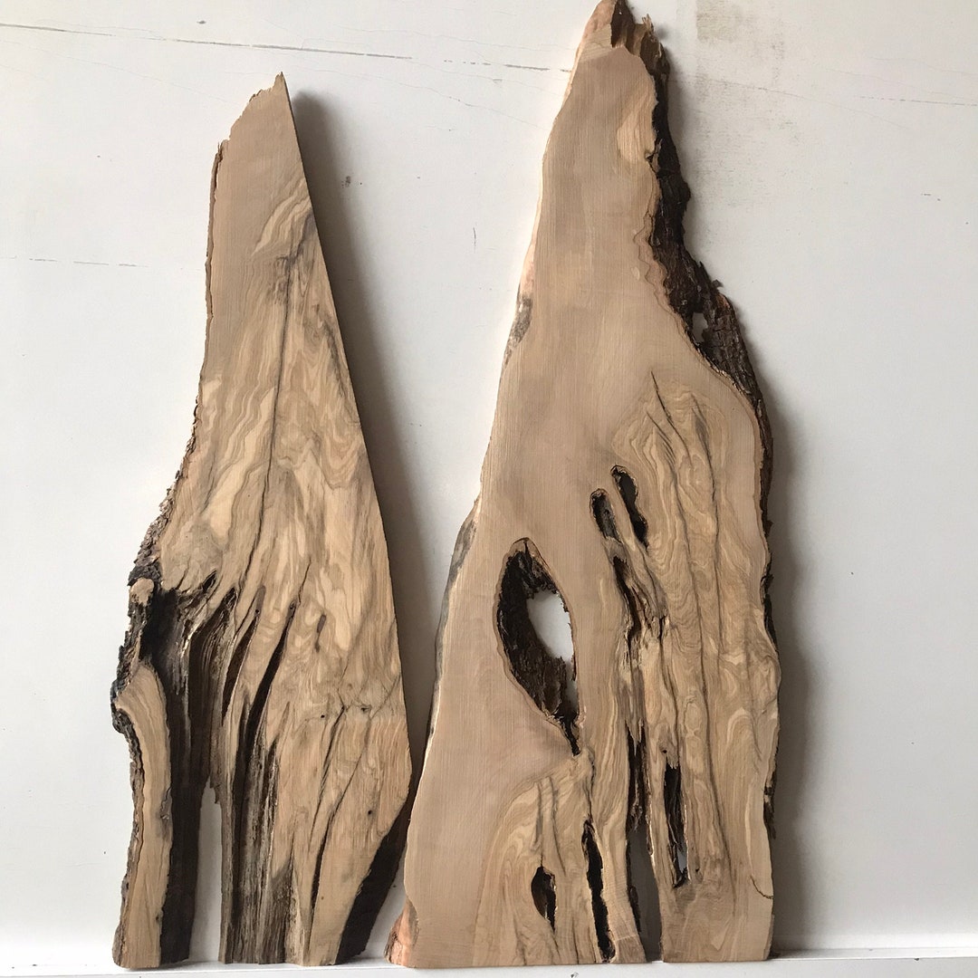 Unique Wood Slice Raw Edge Epoxy Resin Handmade Turkish Wood Planks ...