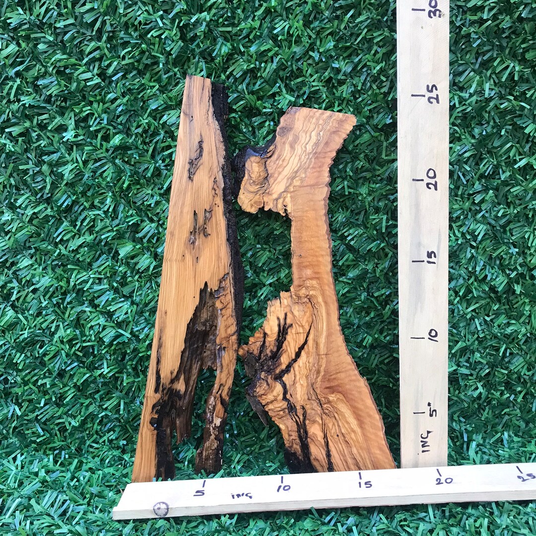 Unique Wood Slice Wood Raw Edge Resin Handmade Turkish Wood Planks Live ...