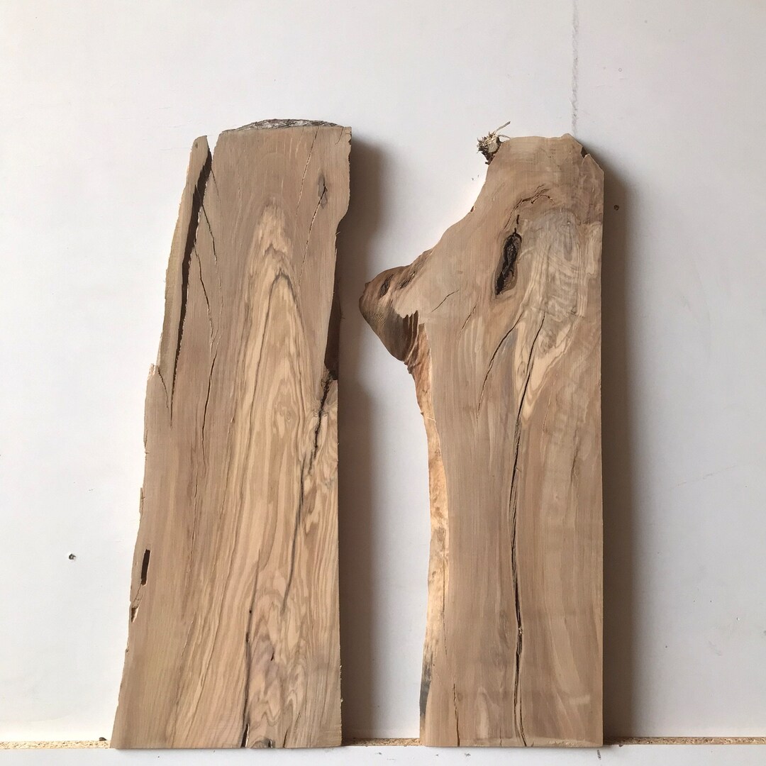 Unique Wood Slice Wood Raw Edge Resin Handmade Turkish Wood Planks Live ...