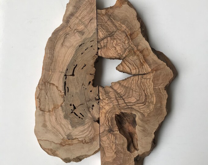 Unique Olive Wood Slice Wood Raw Edge Resin Handmade Turkish Wood ...