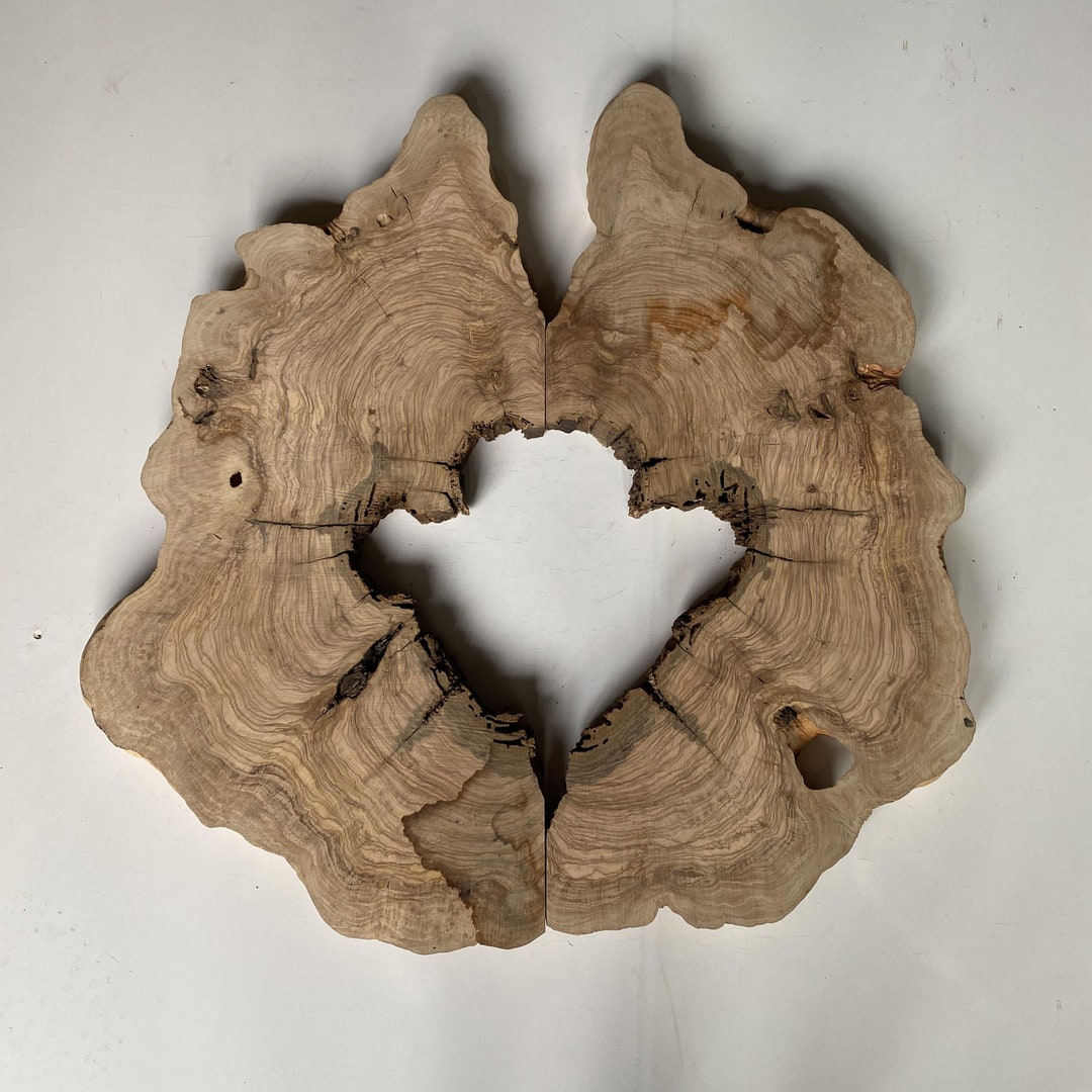 Olive Wood Slap Live Edge Epoxy Resin Wood Raw Edge Handmade Wood ...
