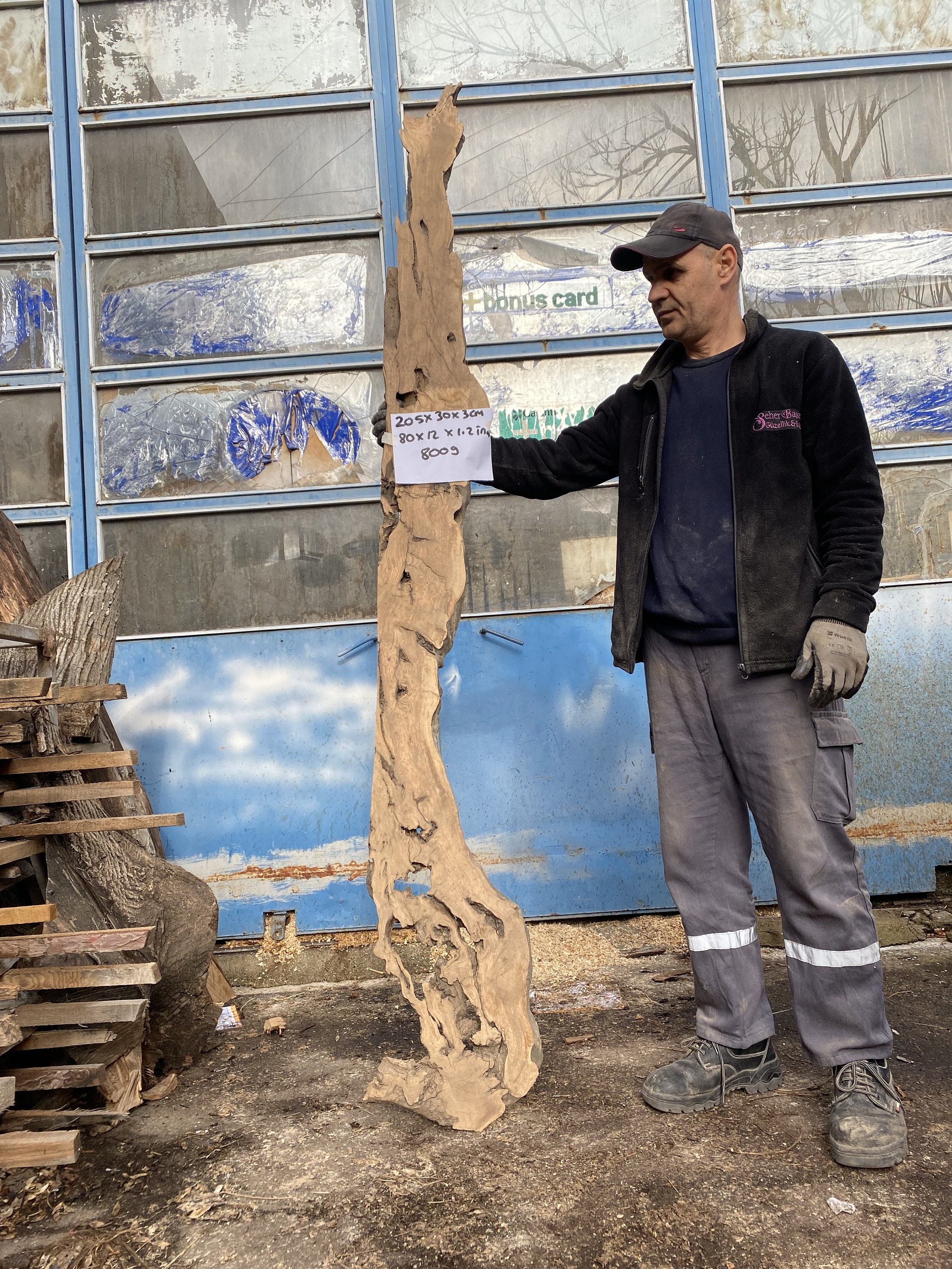 Unique Wood Slice Wood Raw Edge Resin Handmade Turkish Wood Planks Live ...