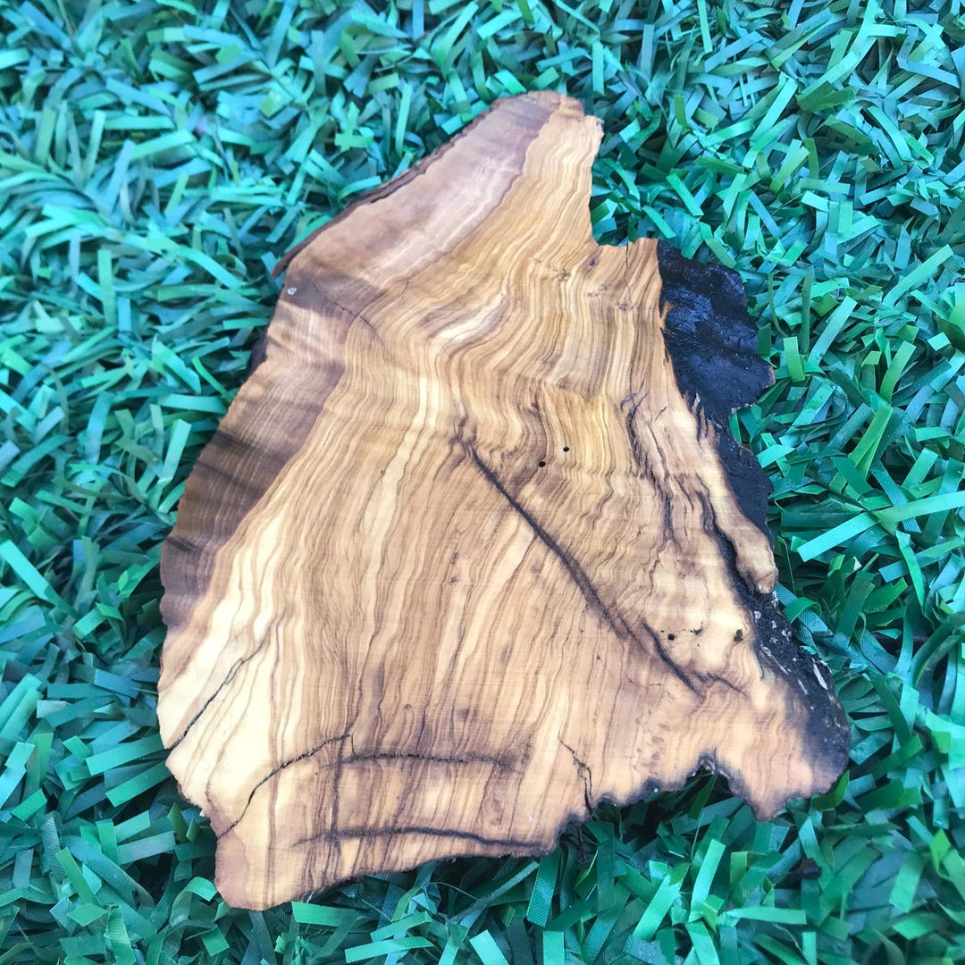 Olive Root Wood Slice Wood Raw Edge Resin Handmade Turkish Wood Planks ...