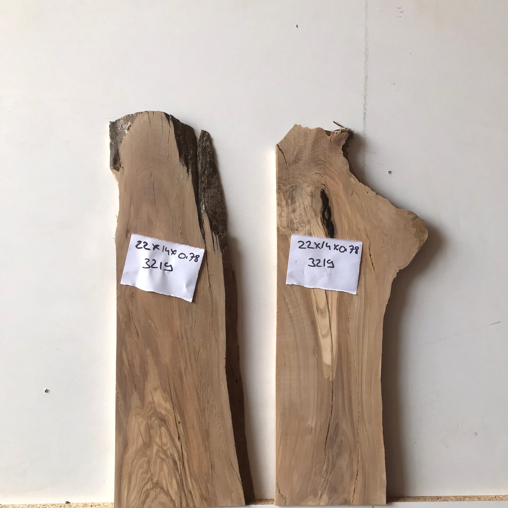 Unique Wood Slice Wood Raw Edge Resin Handmade Turkish Wood Planks Live ...