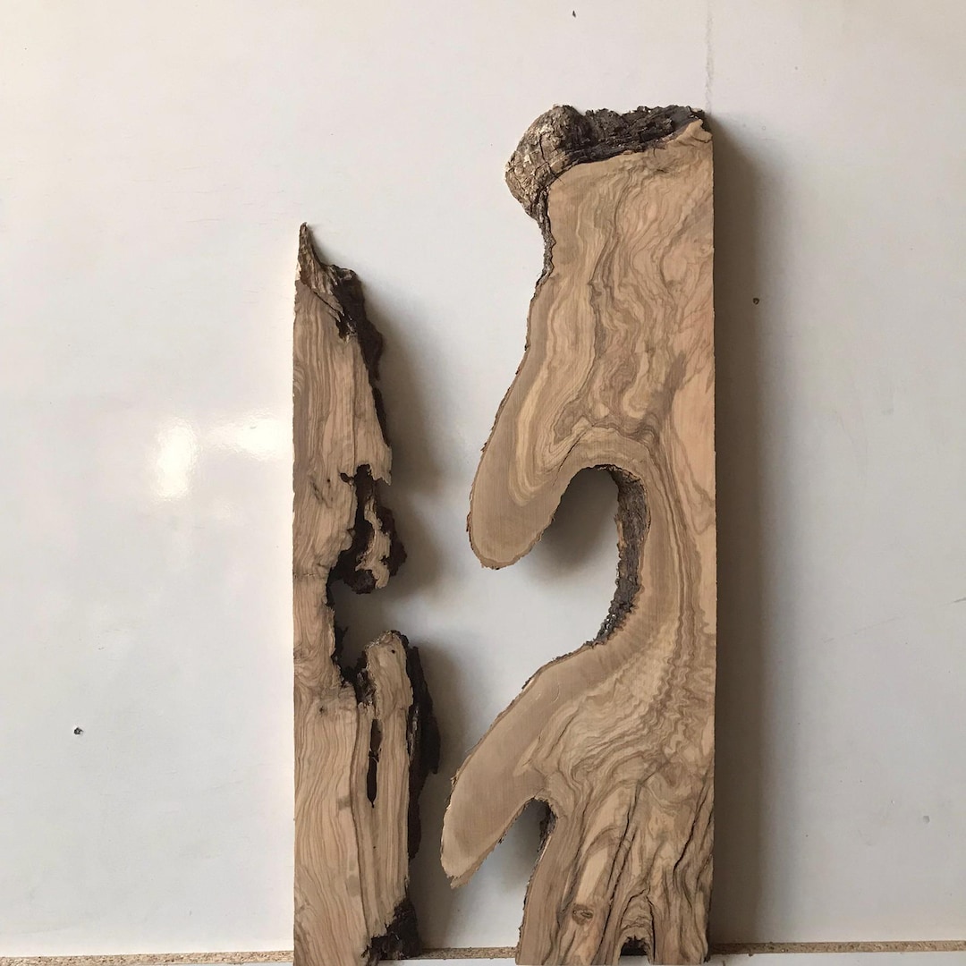 Turkish Olive Wood Slice Wood Raw Edge Resin Handmade Epoyx Turkish ...