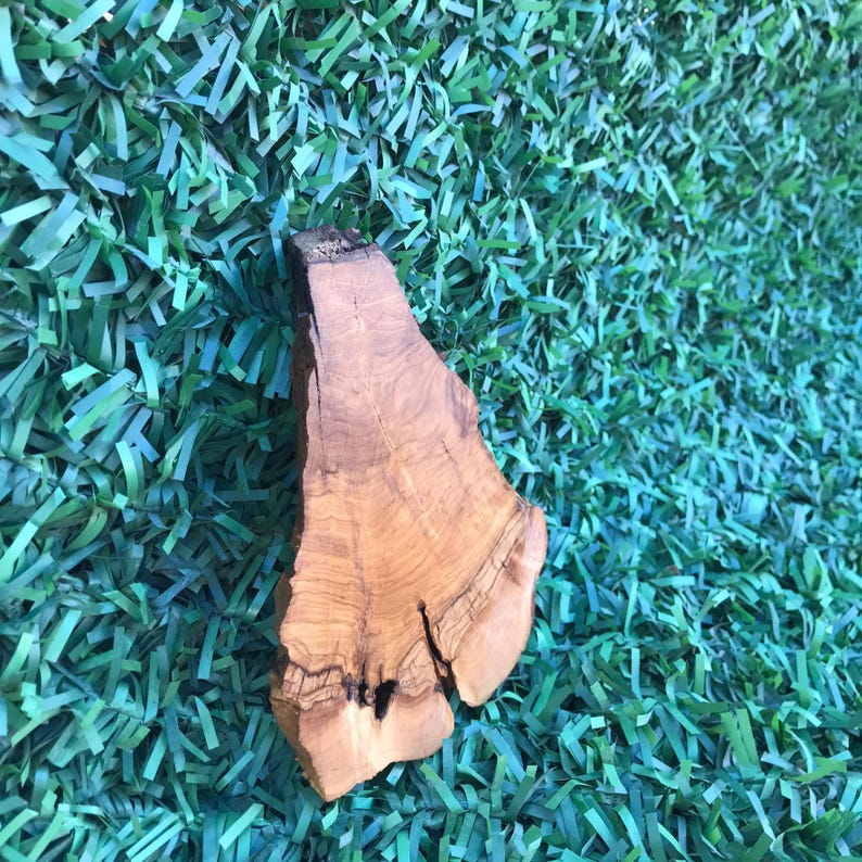 Turkish Olive Root Plate, Small Wood Slab Wood Raw Edge Resin Handmade ...