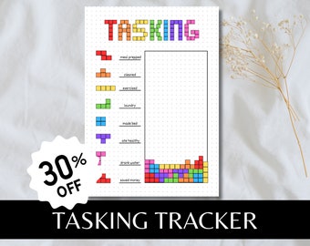 Adulting Tracker, Fun Habit Tracker, PRINTABLE Journal Page, Monthly ...