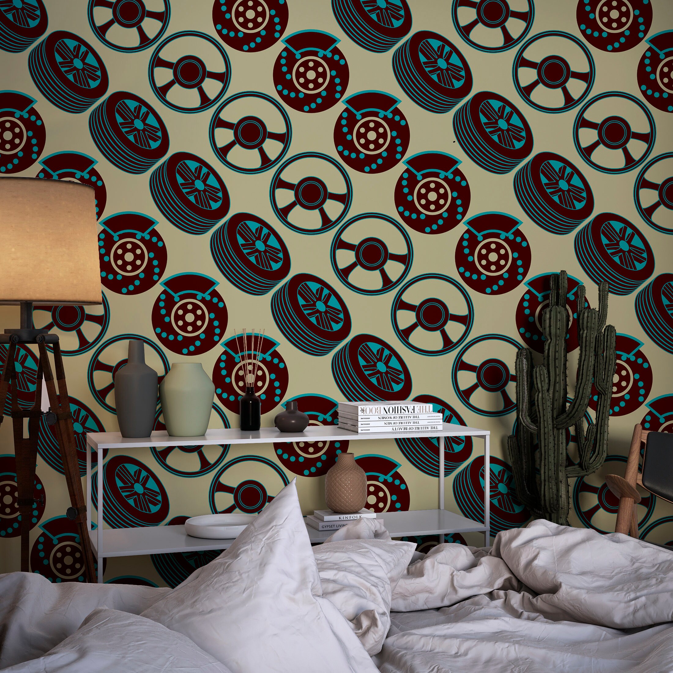 Car Parts Wallpaper Car Wheel Wallpaper Removable Peel and Stick ...