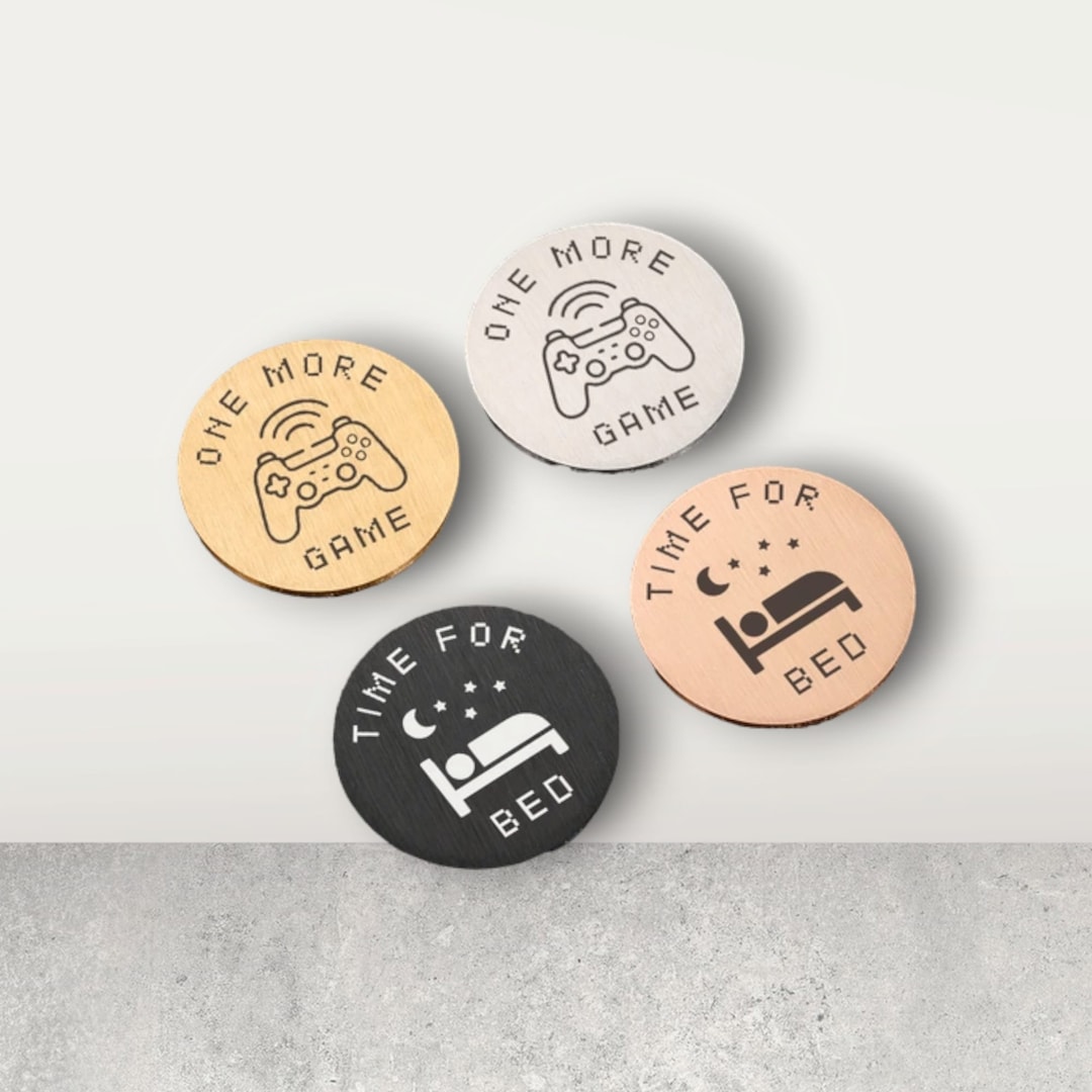 Metal Flip Coin for Gamers Decision Coin One More Game Gifts for Gamers ...