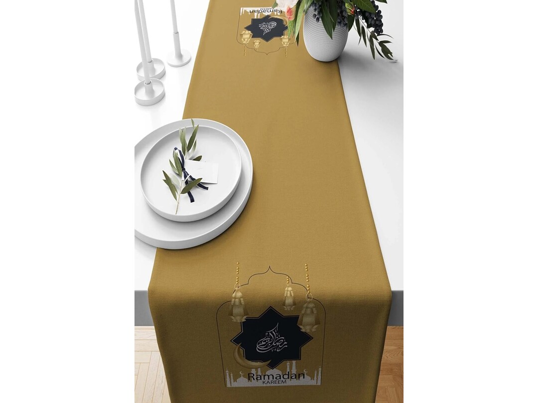 Ramadan & Eid Decor Premium Table Runner Collection 18 Stylish Designs ...
