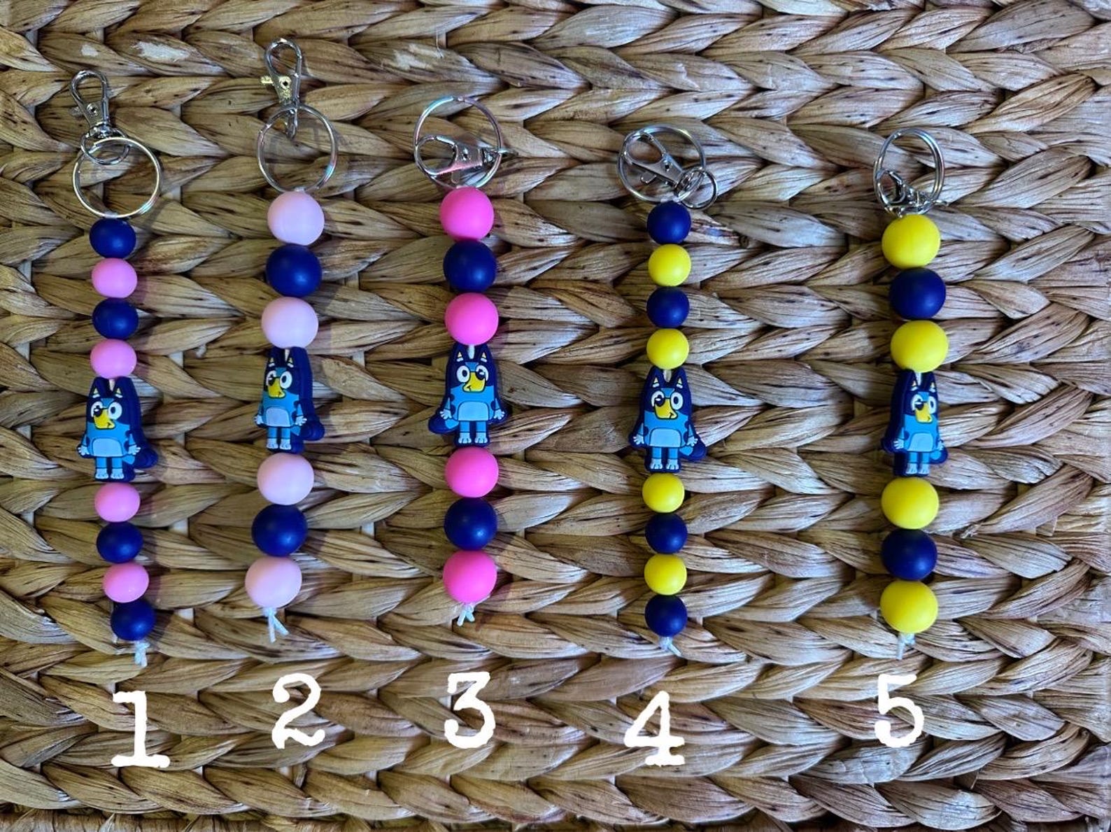 Bluey Pacifier Clips/key Chains - Etsy