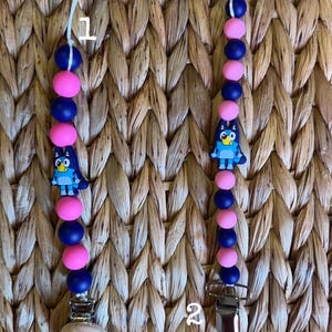 Bluey Pacifier Clips/key Chains - Etsy
