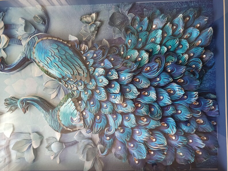 3d,modern Paper Relief,modern Style Paper Relief, Paper Relief,paper - Etsy