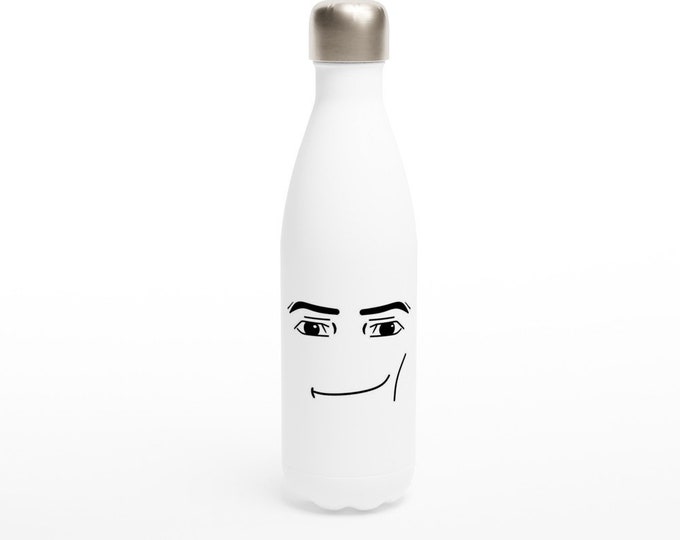 Roblox Man Face Mug Stainless Steel Bottle Gift, Roblox Man Face Steel ...