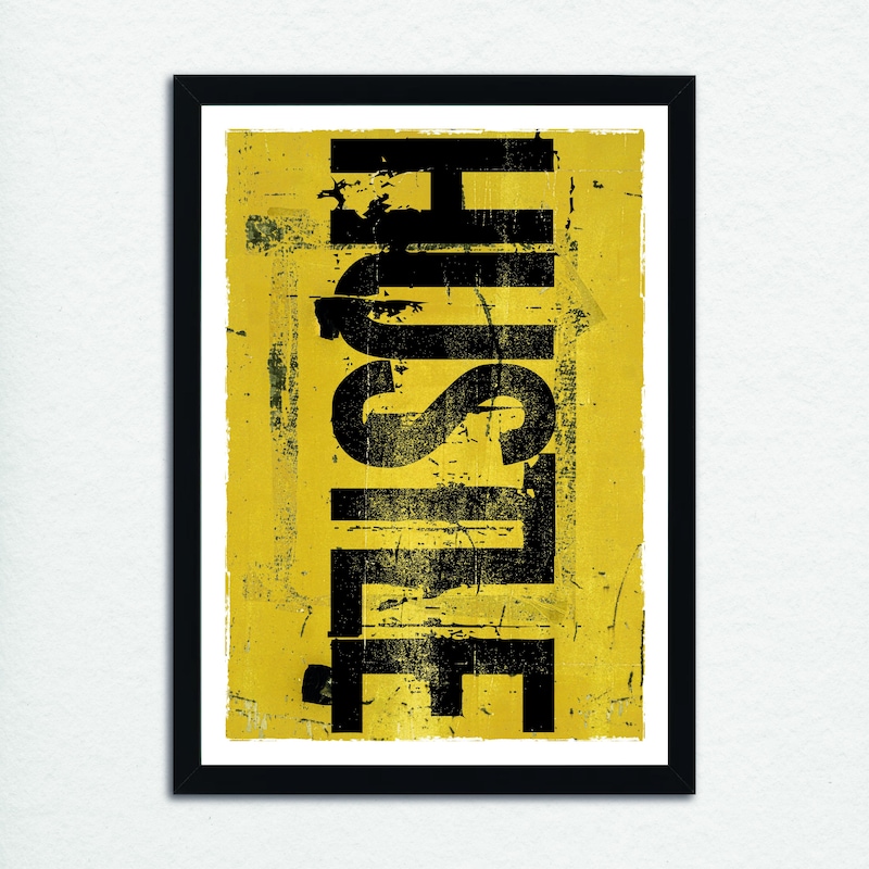 Hustle Wall Art - Etsy