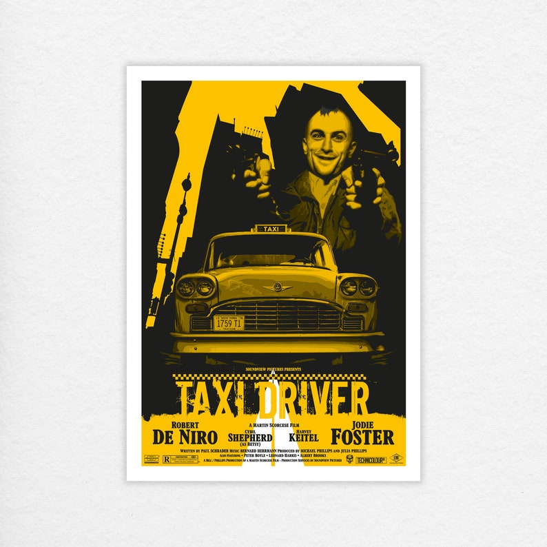 Taxi Driver - Alternative Film Poster - Etsy