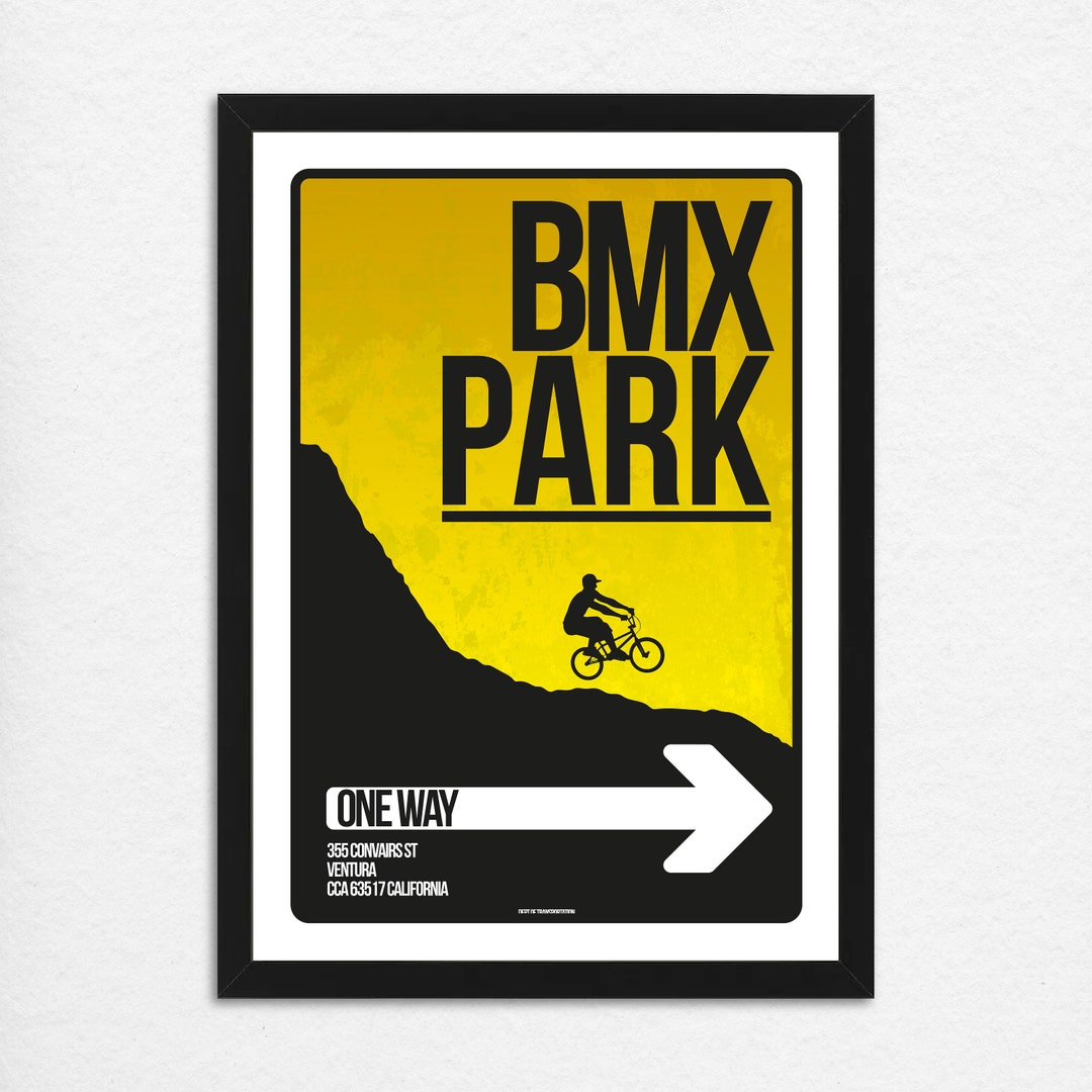 BMX Park Sign - BMX - Bmxing Poster - Etsy