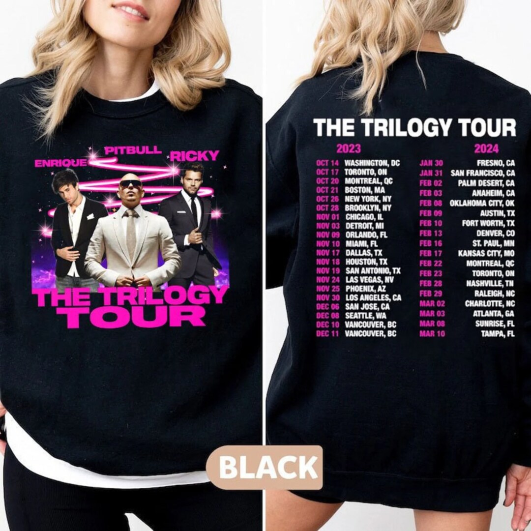 The Trilogy Tour 2023 2024 Enrique Iglesias X Pitbull X Ricky Martin T ...