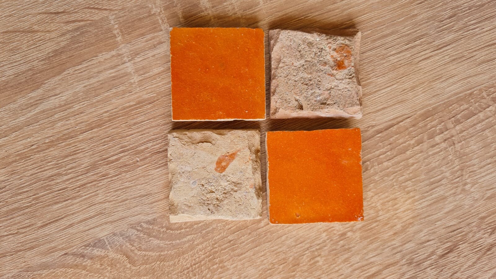 Moroccan Orange Zellige Tiles Handcrafted Tiles for Kitchen and ...
