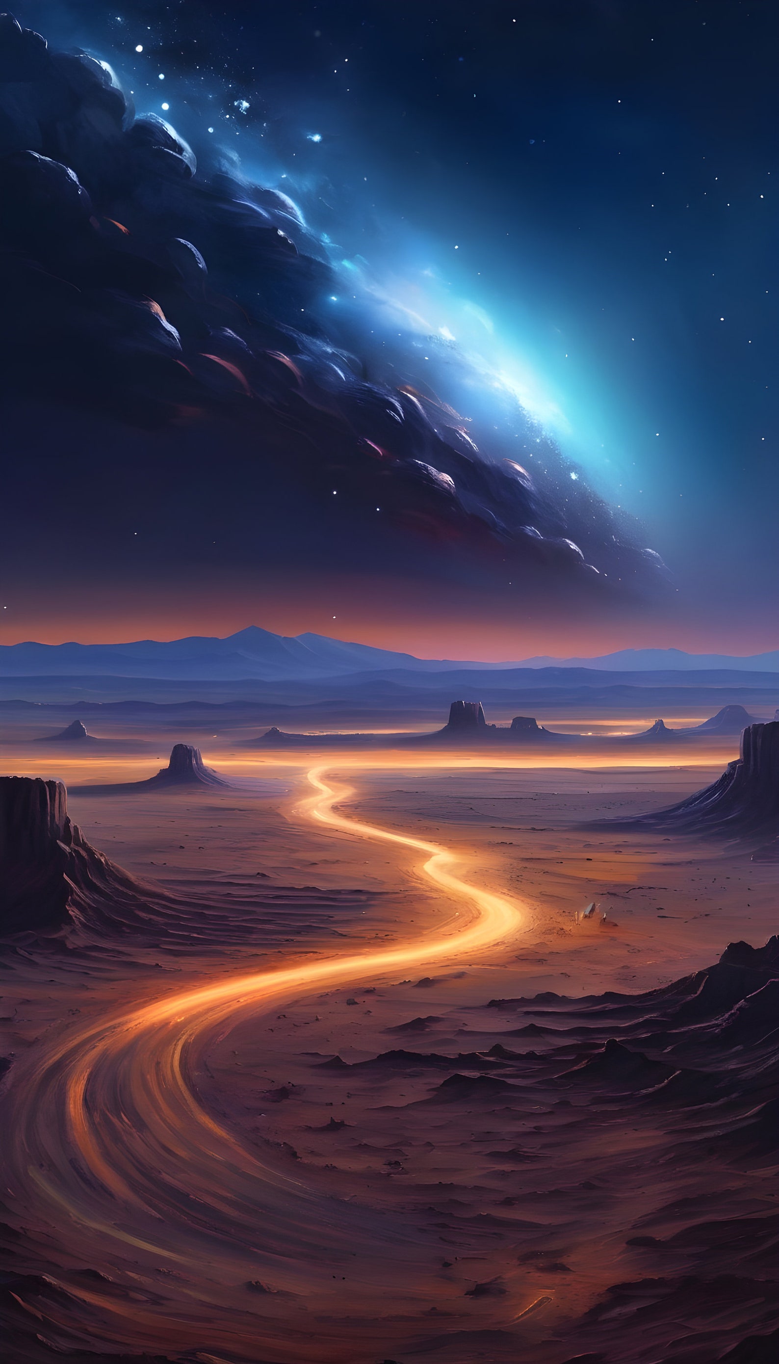 Path to Space Wallpaper - Etsy