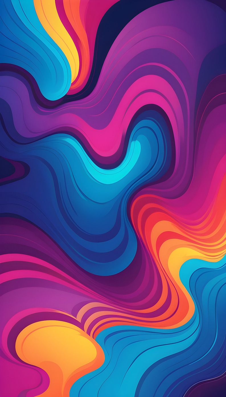 Color Drop Abstract Soft Palette 4k Wallpaper - Etsy Canada