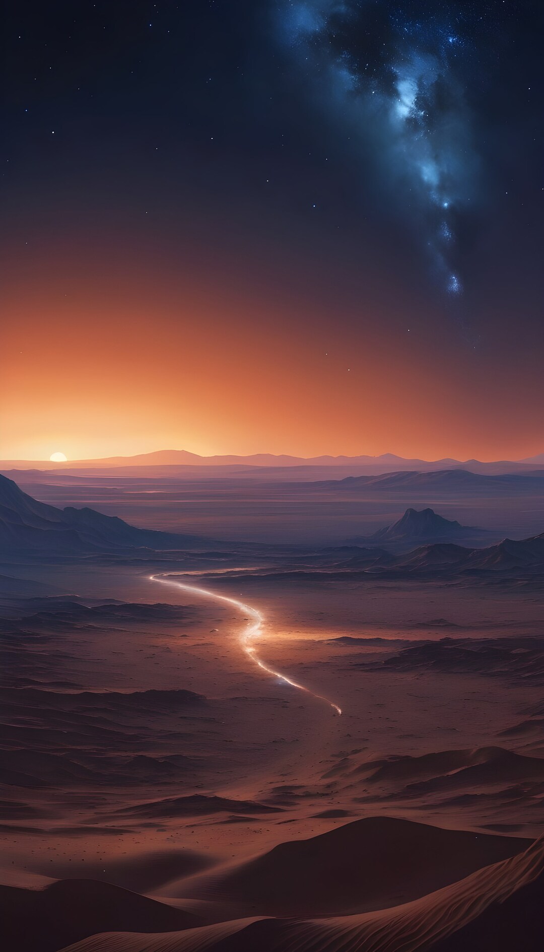 Night on Desert 4k Wallpaper - Etsy