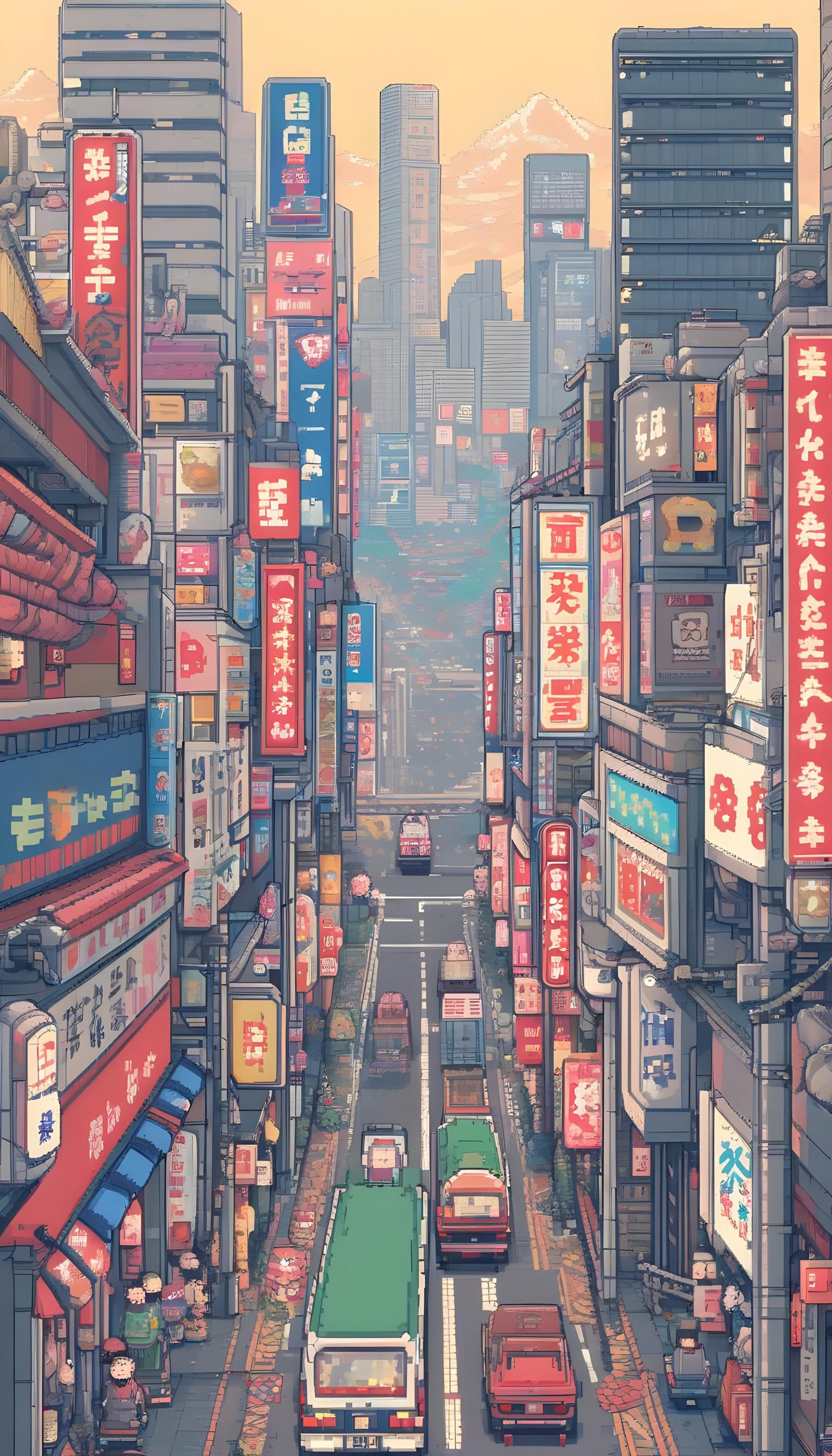 Pixel Art Tokyo 4k Wallpaper - Etsy