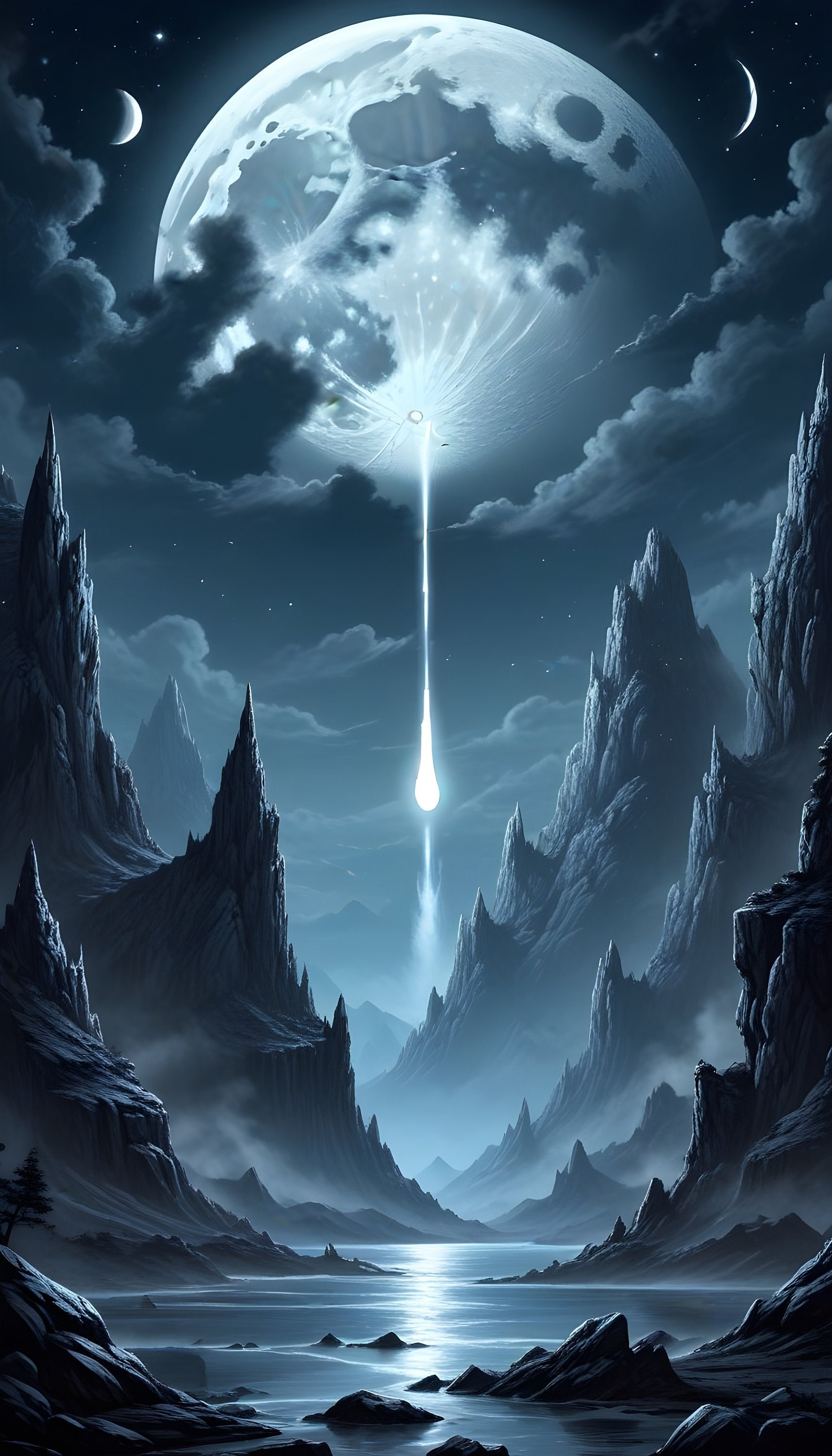 Epic Moon 4k Wallpaper - Etsy