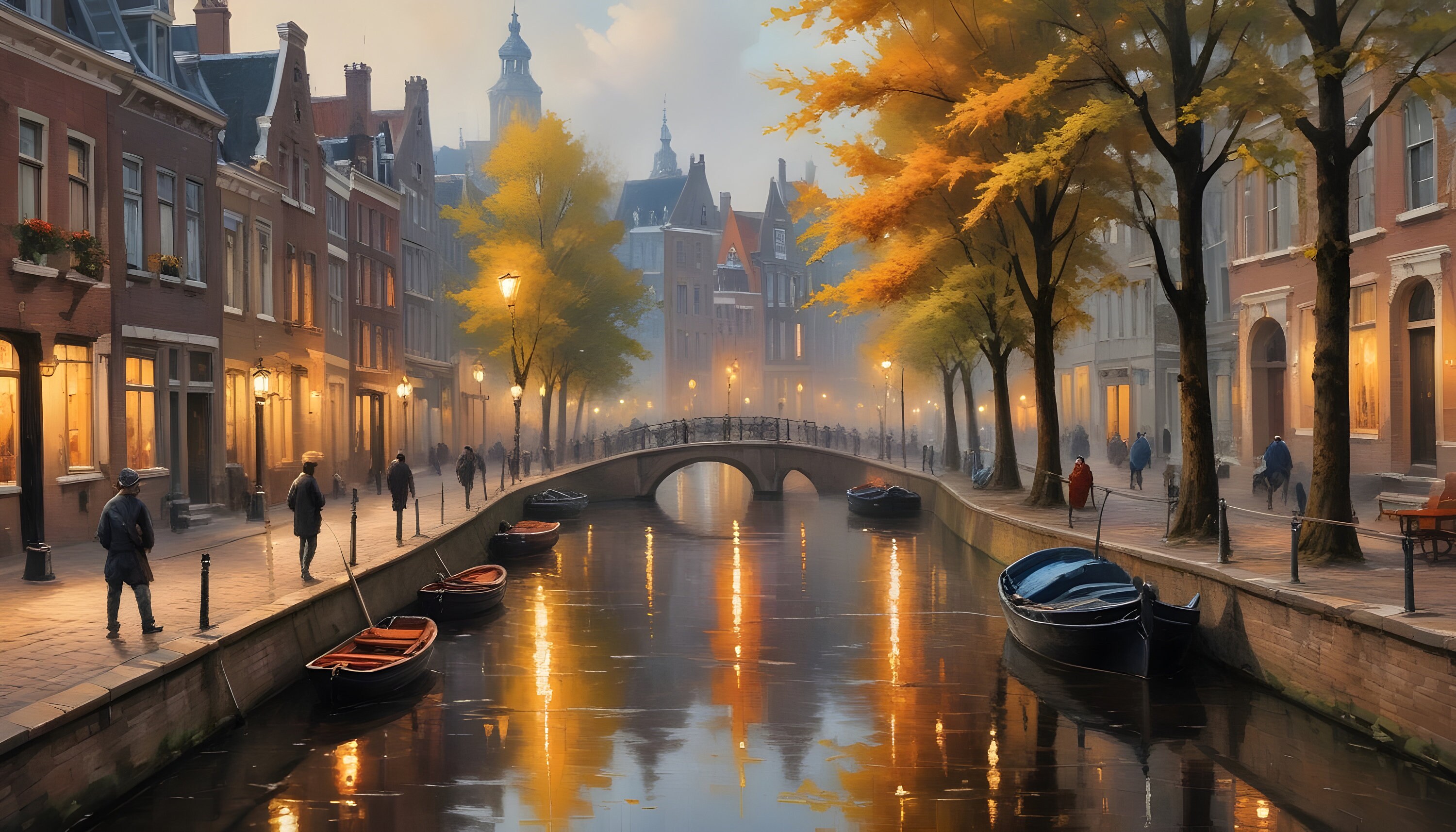 Netherlands River Evening 4k Wallpaper - Etsy