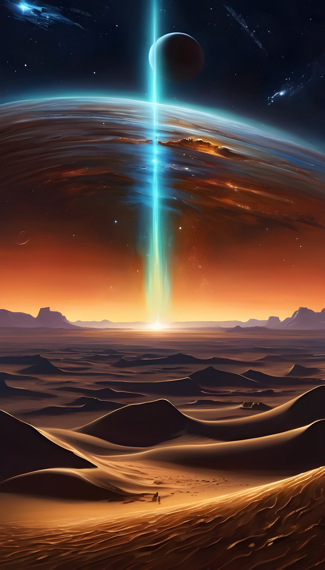 Epic Space and Earth Wallpaper - Etsy