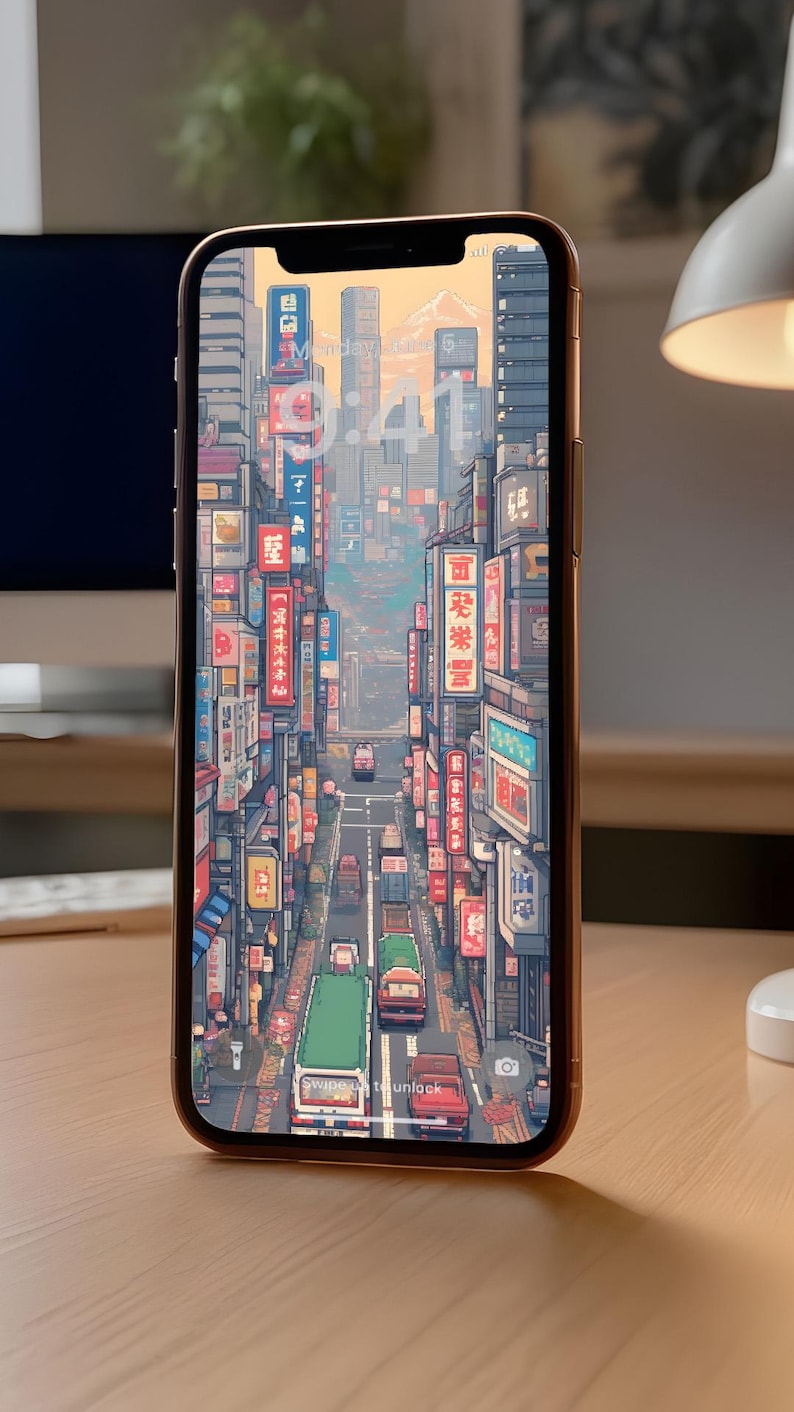 Pixel Art Tokyo 4k Wallpaper - Etsy