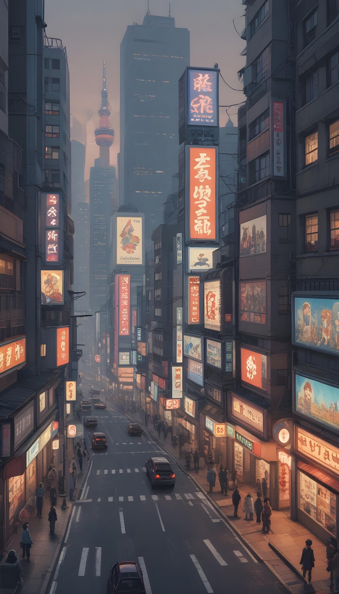 Evening at Dark Street 4k Wallpaper - Etsy