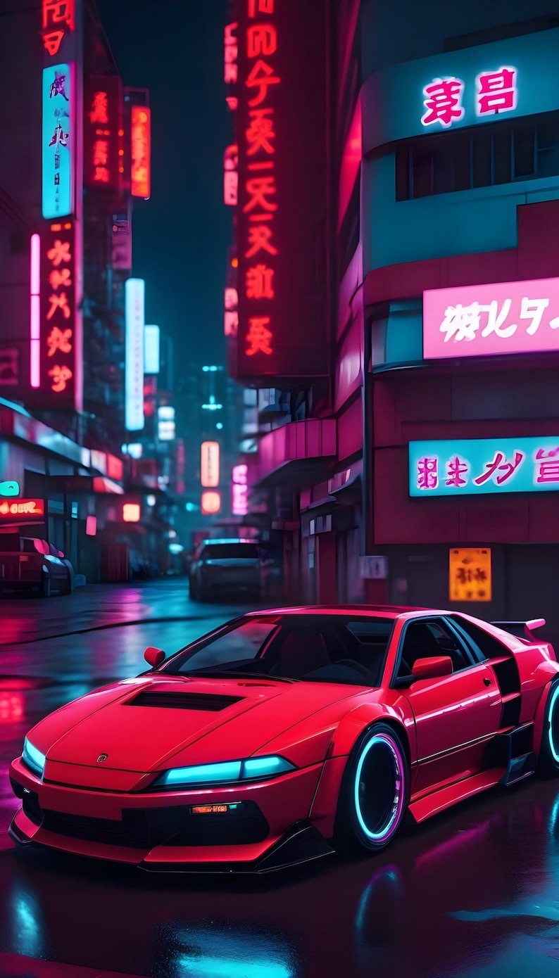 Tokyo Car Spot 4k Wallpaper - Etsy
