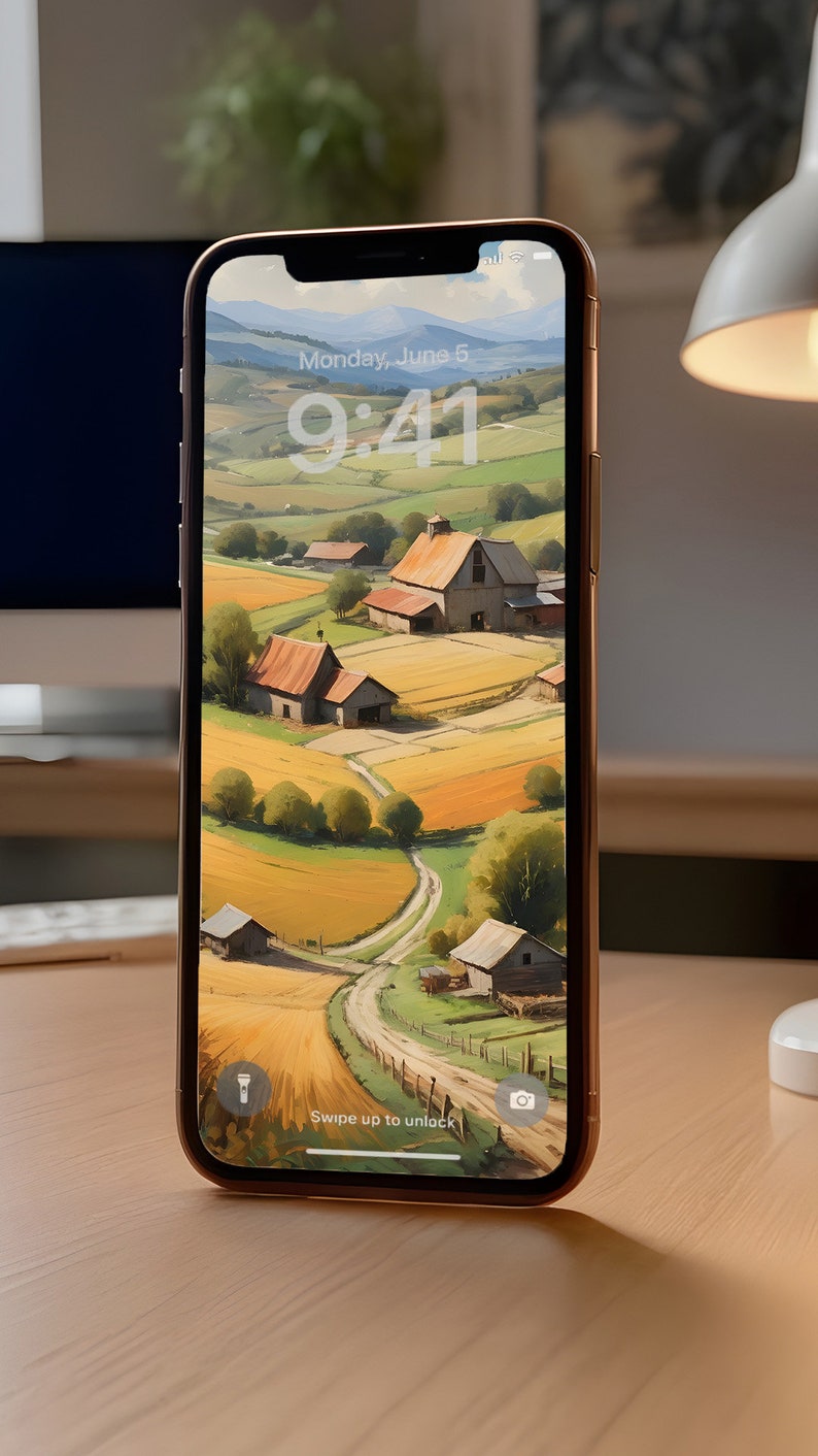 Farm Path View 4k Wallpaper - Etsy