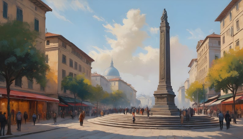 Monument and City Center 4k Wallpaper - Etsy