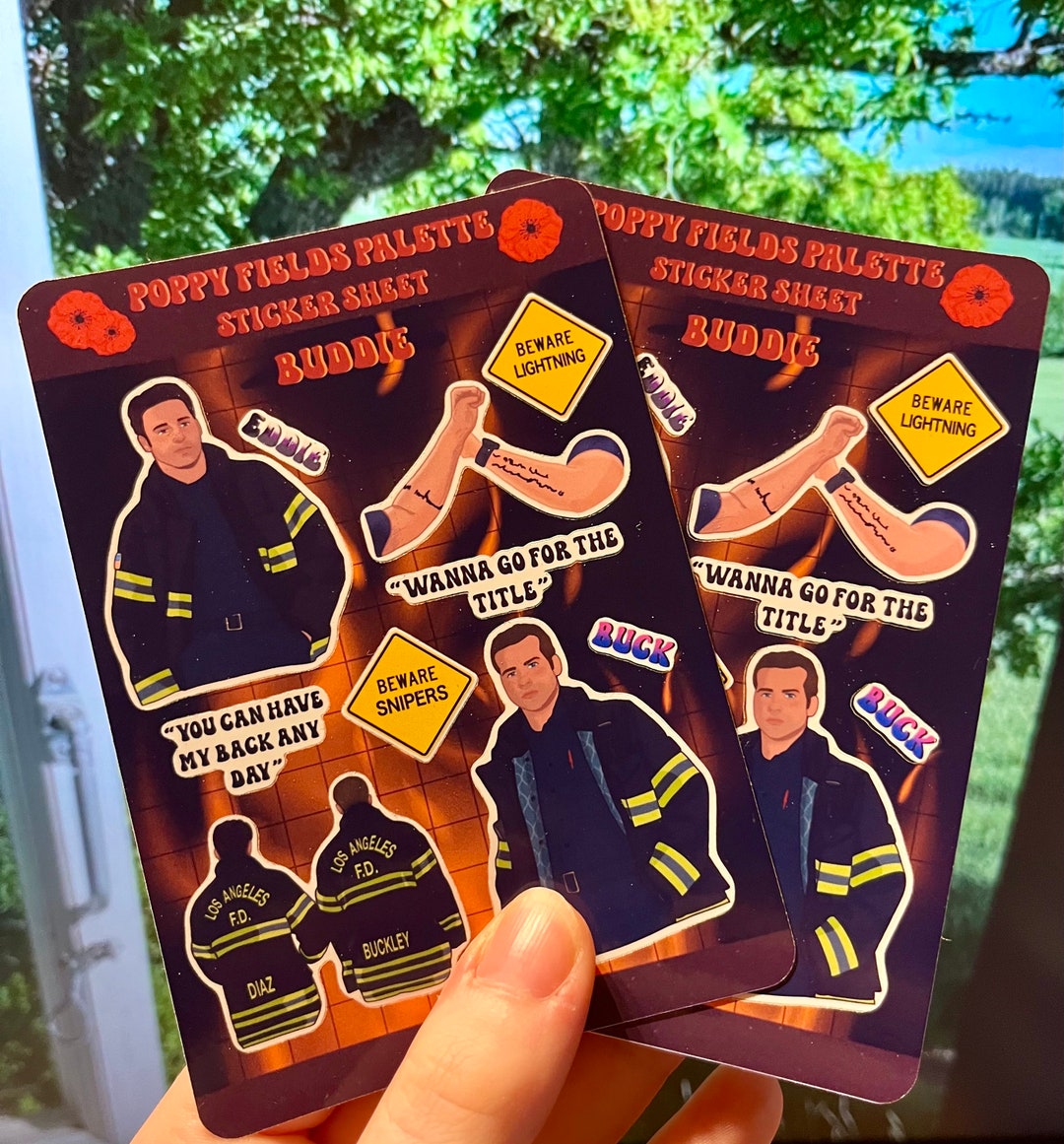 9-1-1 Buddie Sticker Sheet - Etsy