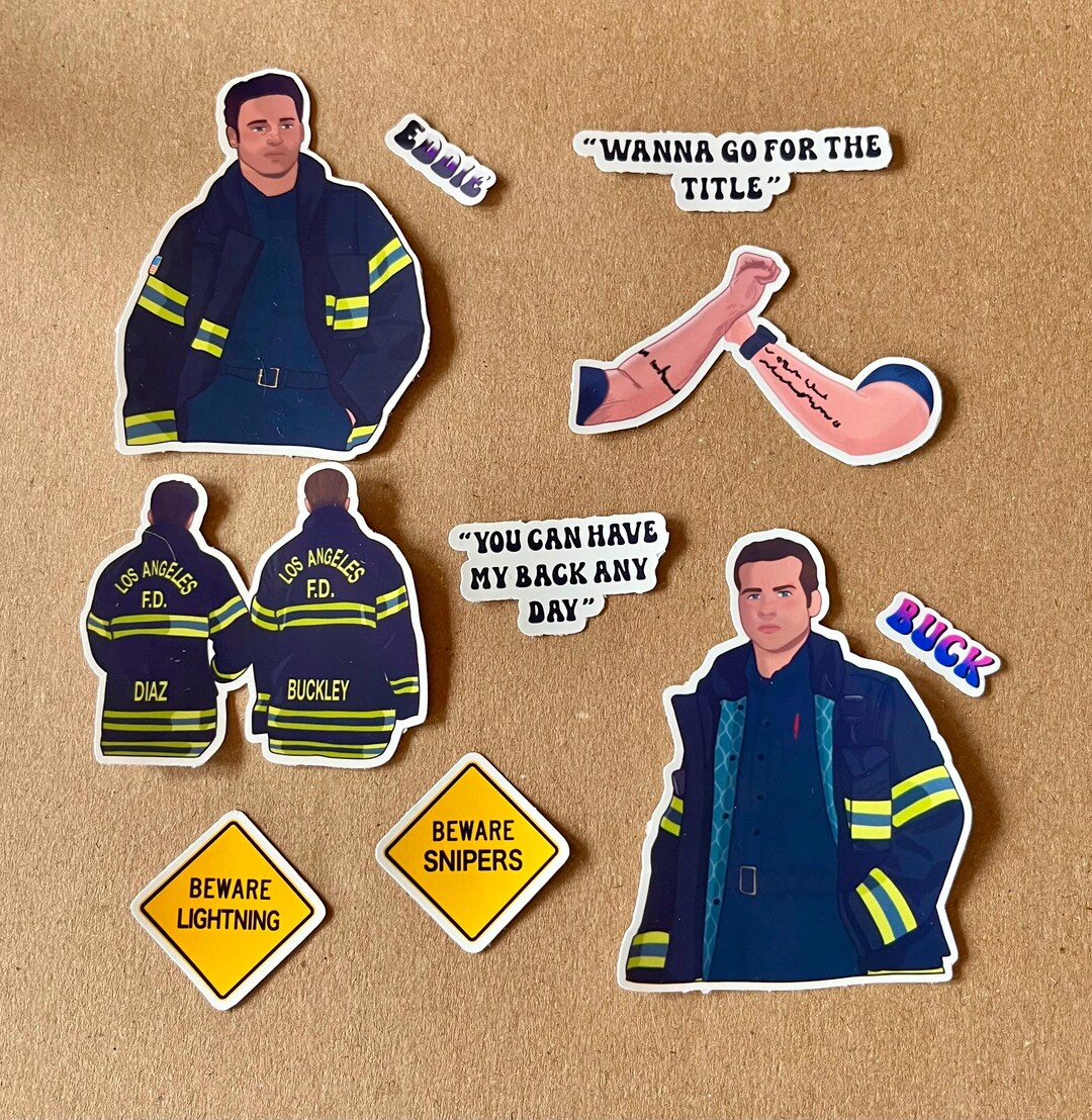 9-1-1 Buddie Sticker PACK - Etsy