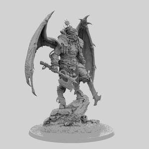 Custom Miniature Bloody Hell Demon King 3d Printed, Official Game Scale ...