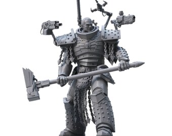 Custom Miniature Perturabo Primarch Demon 3d Printed, Official Game ...