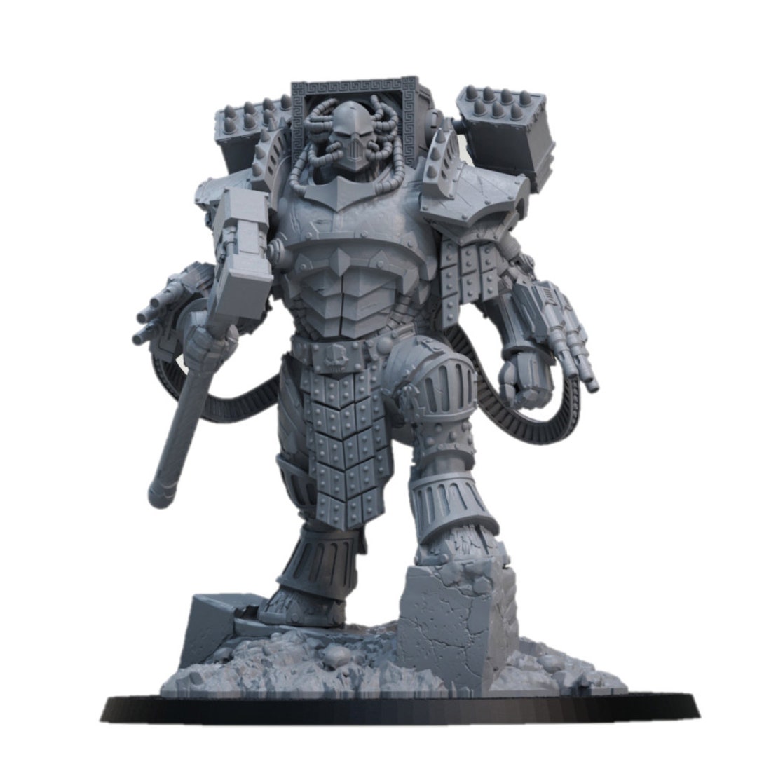Custom Miniature Perturabo Primarch Demon 3d Printed, Official Game ...