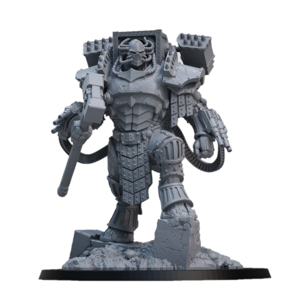 Custom Miniature Perturabo Primarch Demon 3d Printed, Official Game ...